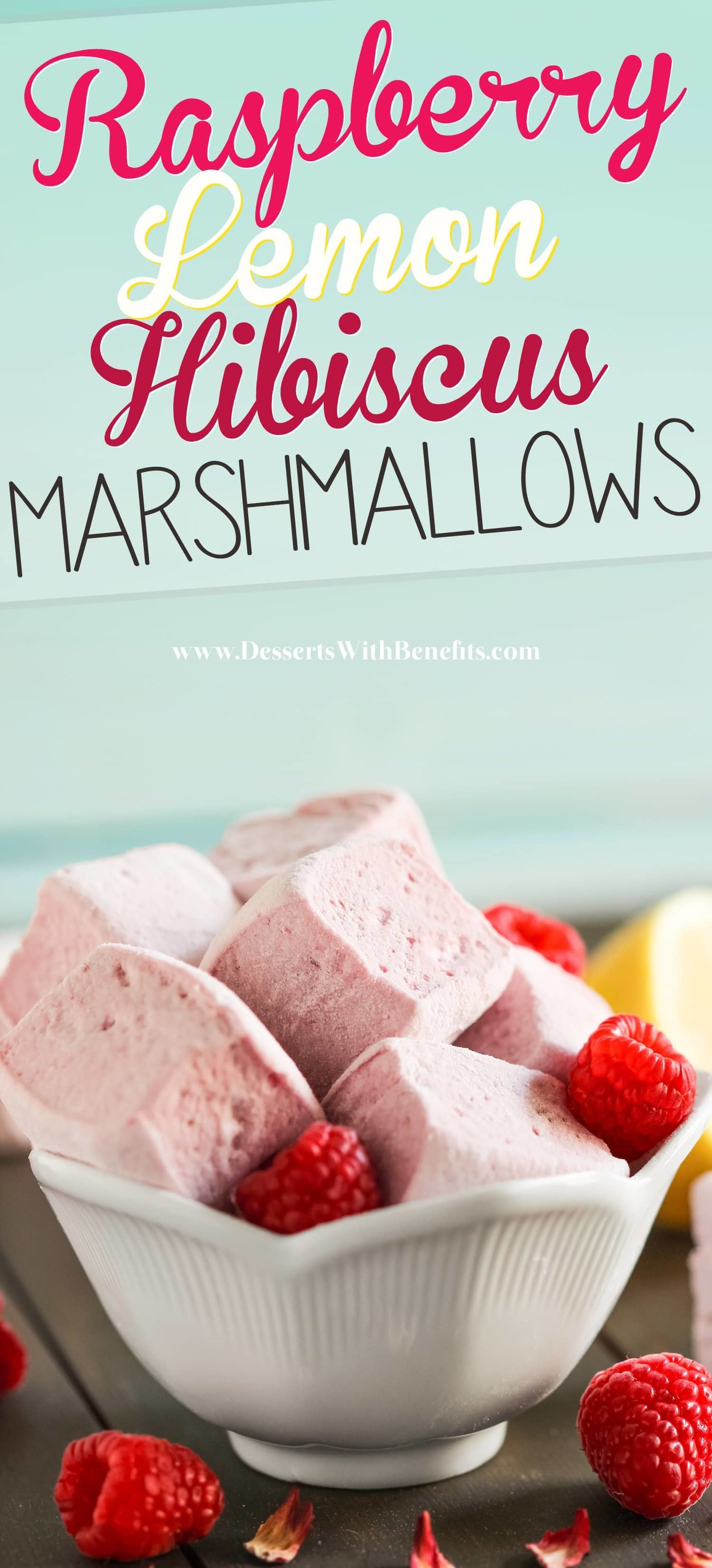 Healthy Raspberry Lemon Hibiscus Marshmallows - MasterOfCooking