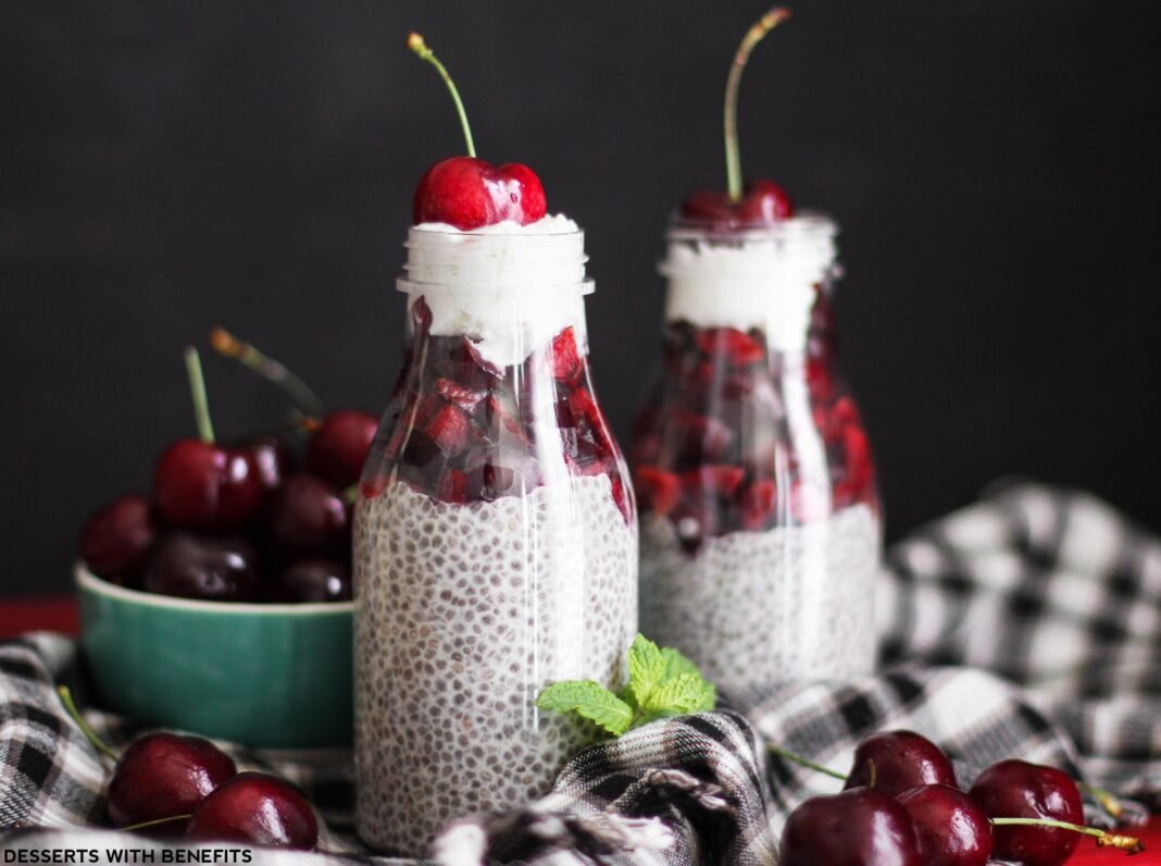 Vegan Cherry Vanilla Chia Seed Pudding - MasterOfCooking